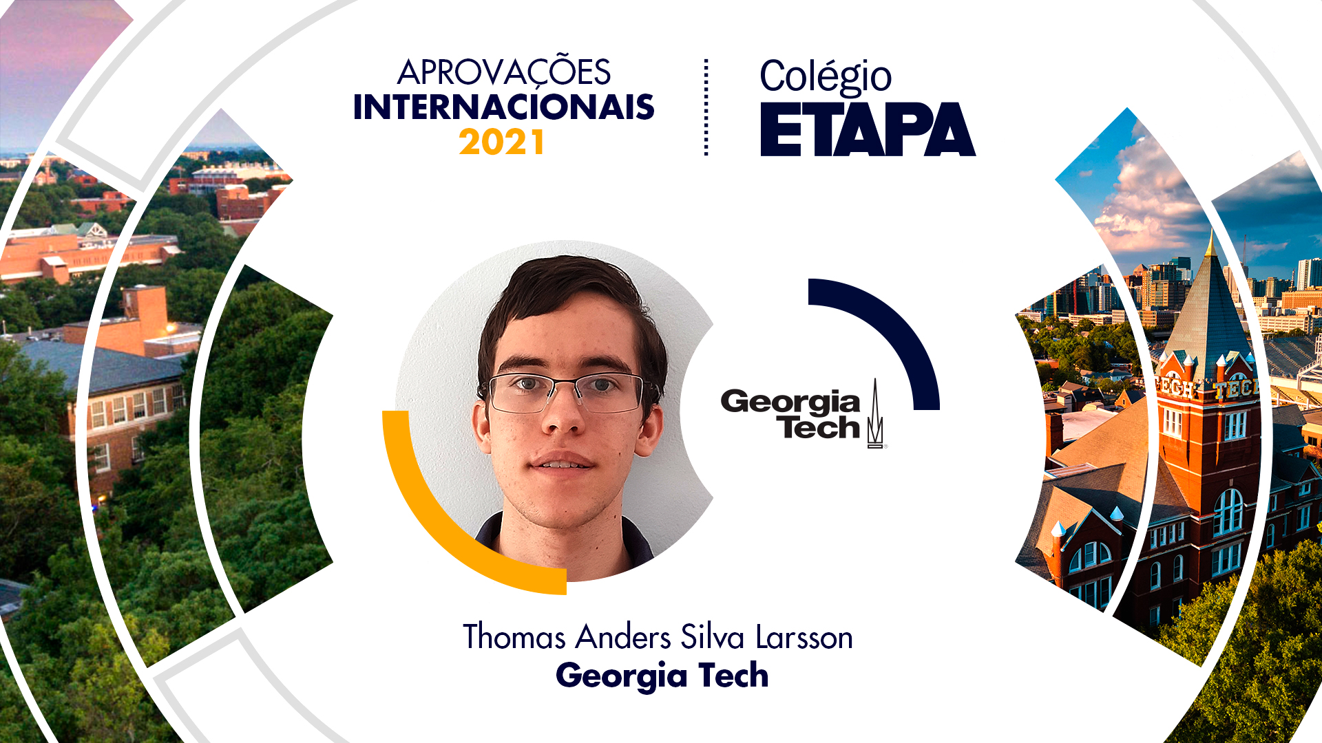 Aprovações Internacionais 2021: Thomas Anders Silva Larsson